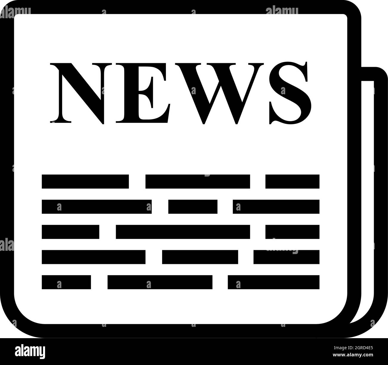 Front page newspaper Stock Vector Images - Alamy