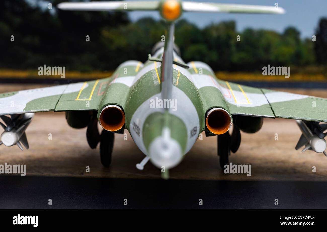 Airfix 1/72 scale Buccaneer model aircraft Stock Photo - Alamy