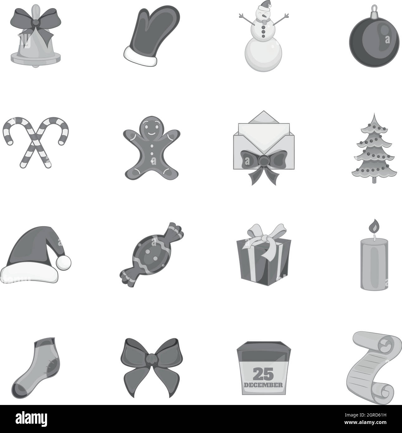 Christmas gingerbread snowman in Stock Vector Images - Alamy