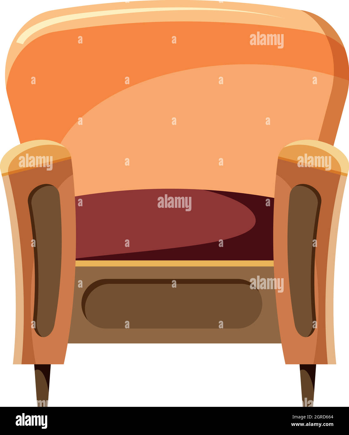 Vintage chair style living Stock Vector Images - Alamy
