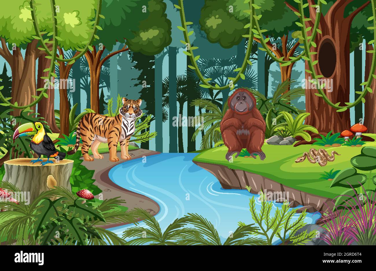 Nature Scenes With Different Animals