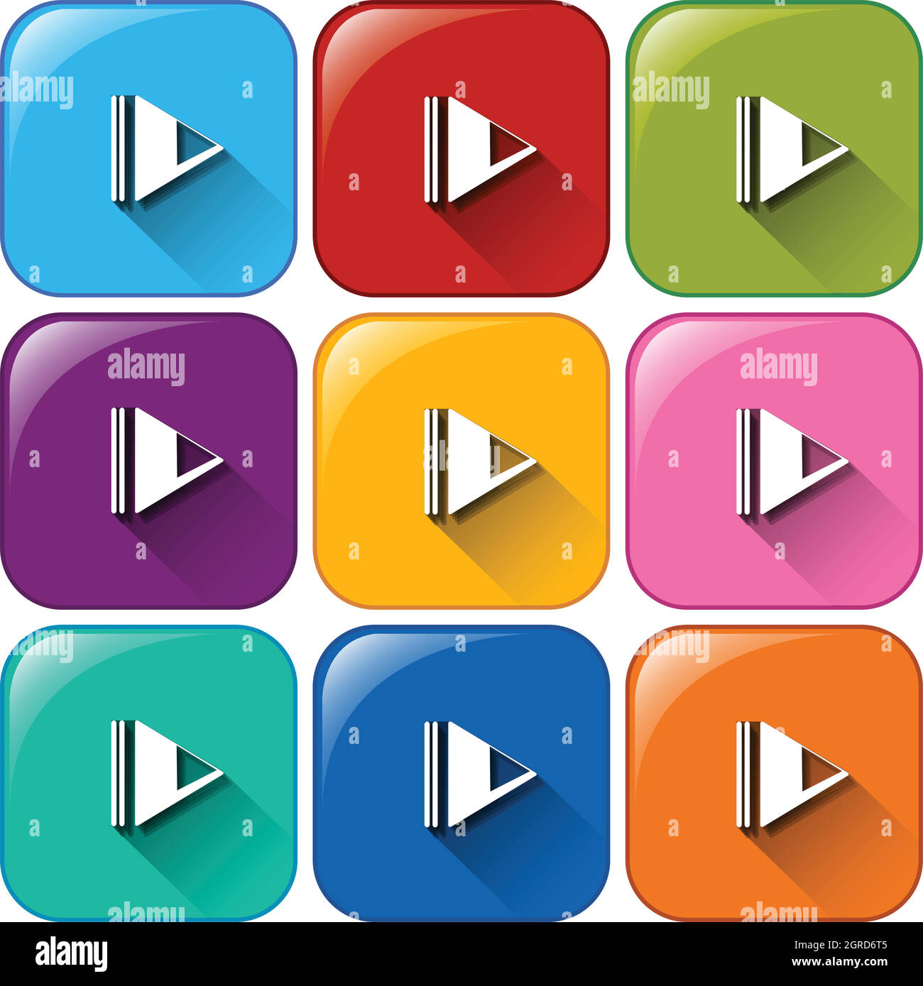 Pause symbol icons Stock Vector Image & Art - Alamy