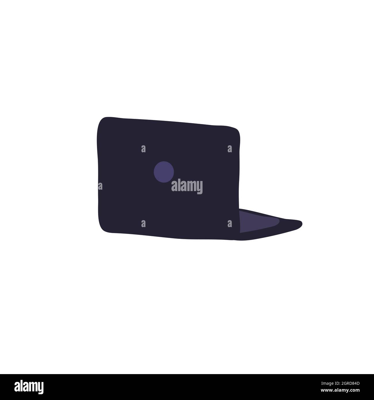 Flat cartoon laptop,electronic equipment,home appliances and modern ...