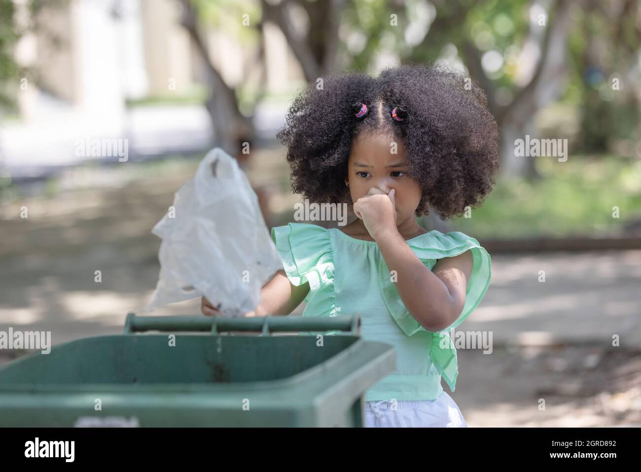 Garbage in playground hi-res stock photography and images - Alamy