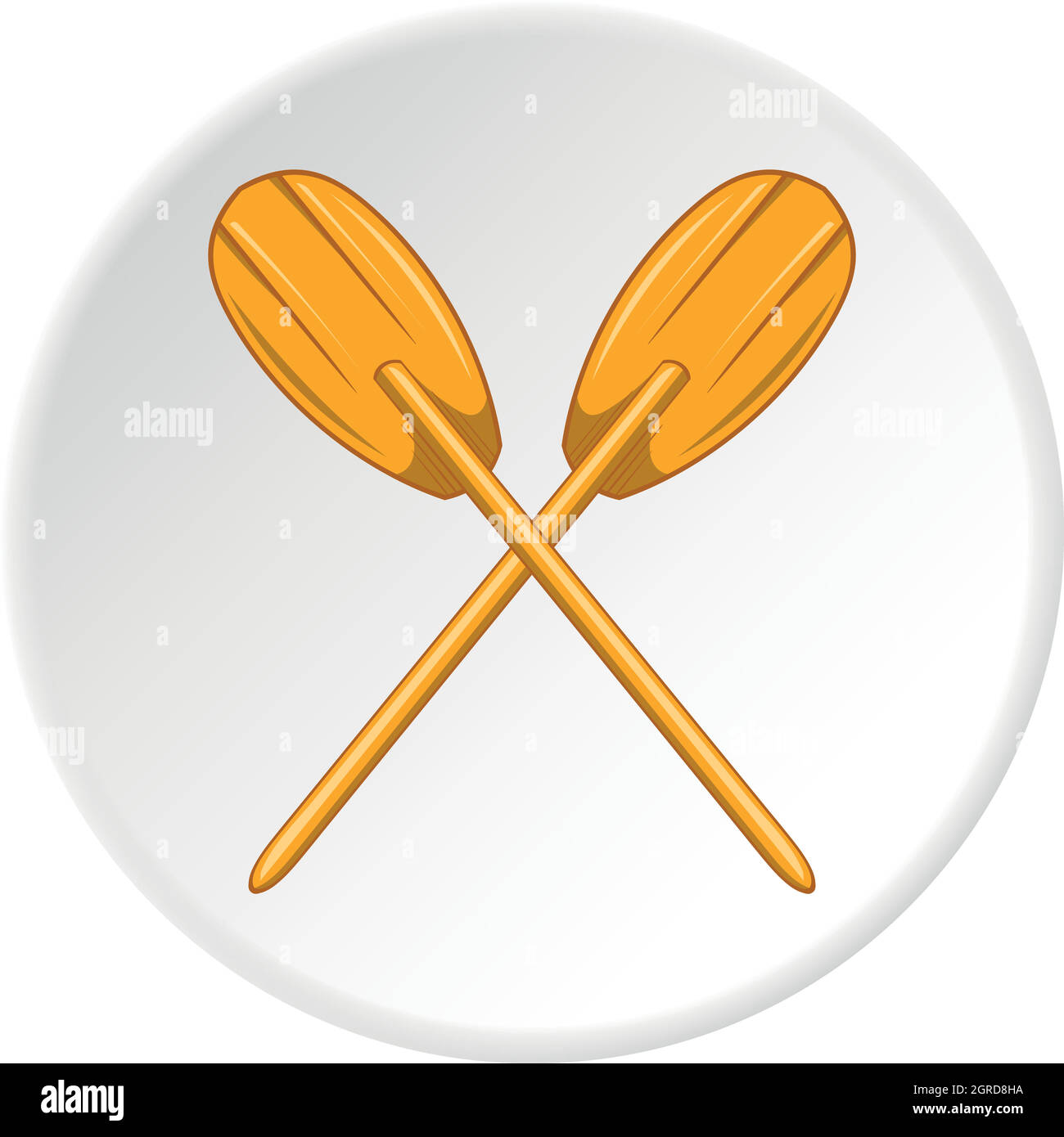 Paddles icon, cartoon style Stock Vector Image & Art - Alamy