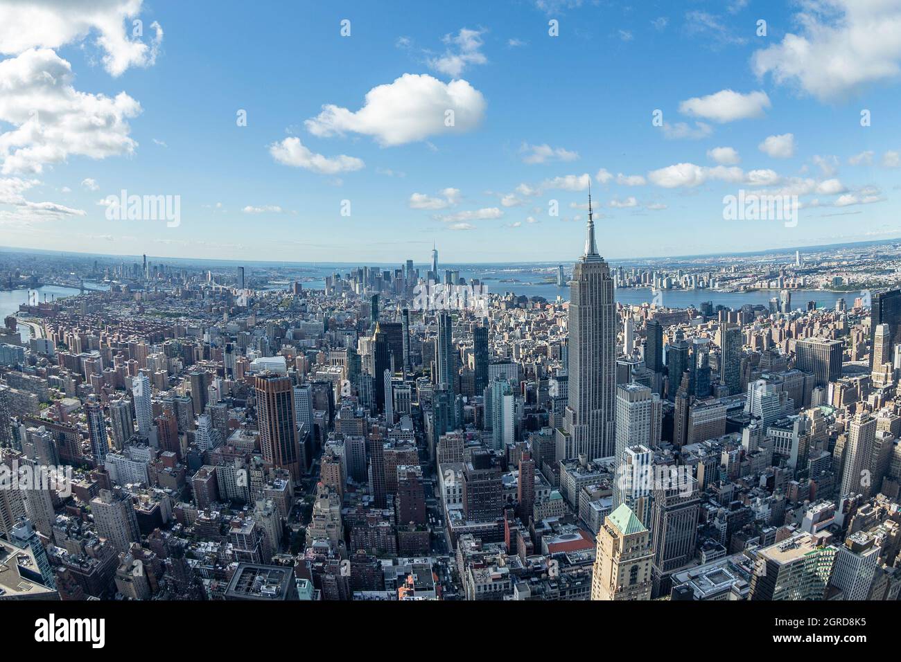 View of the city from observation deck SUMMIT built on top of One ...