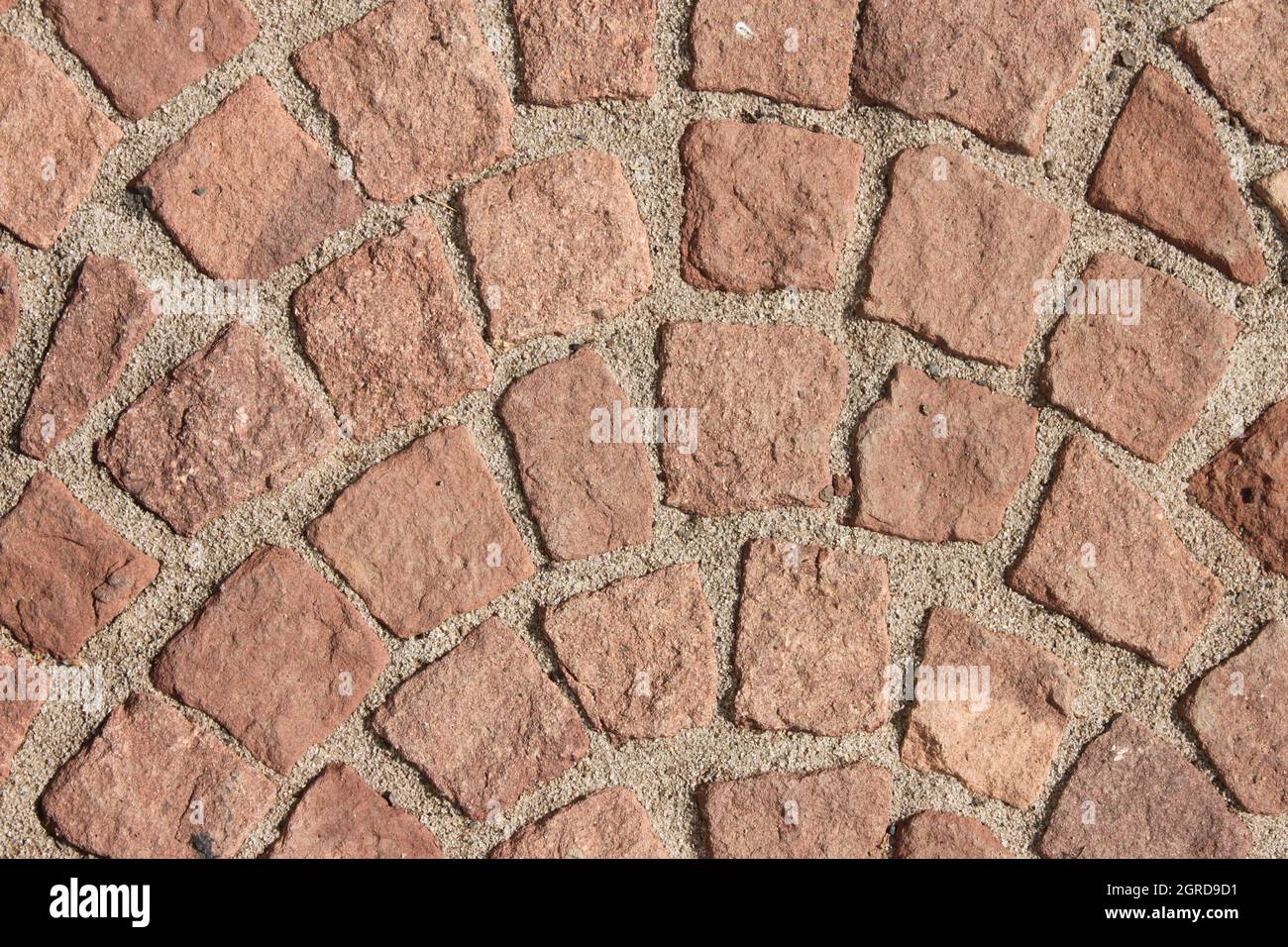 red cobblestone sidewalk Stock Photo - Alamy