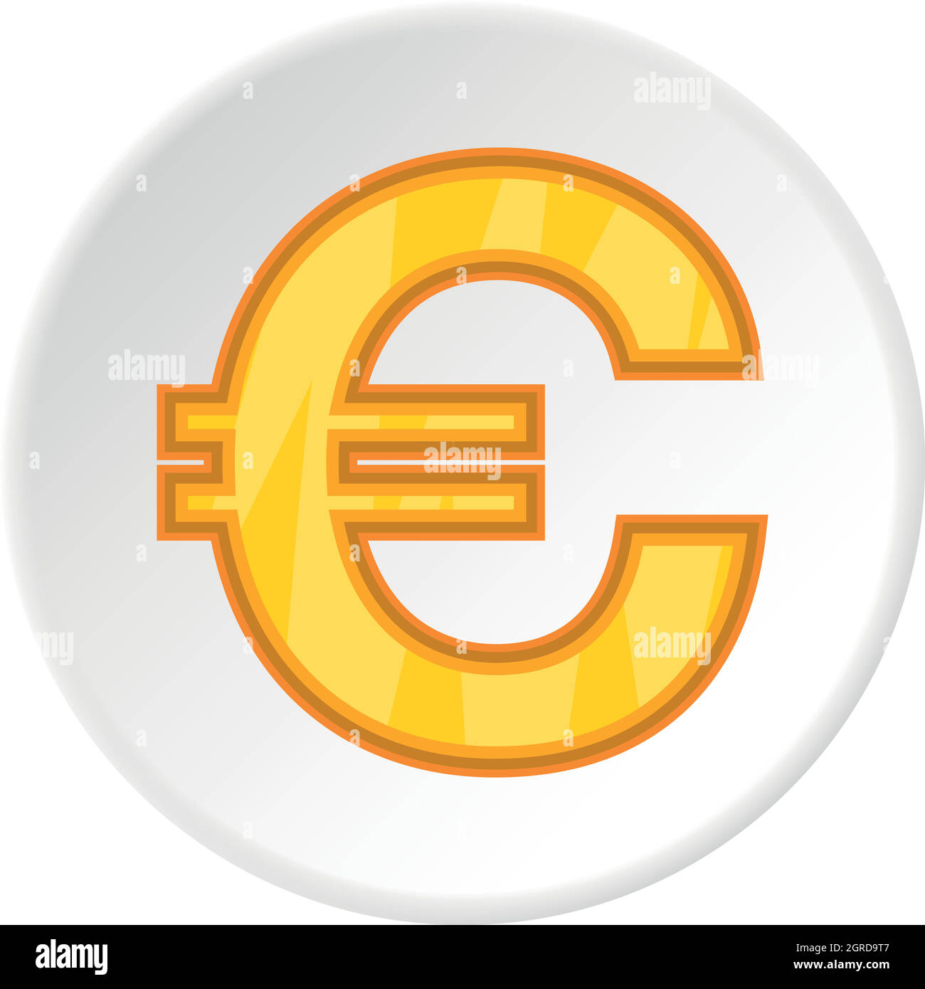 Sign of money euro icon, cartoon style Stock Vector Image & Art - Alamy