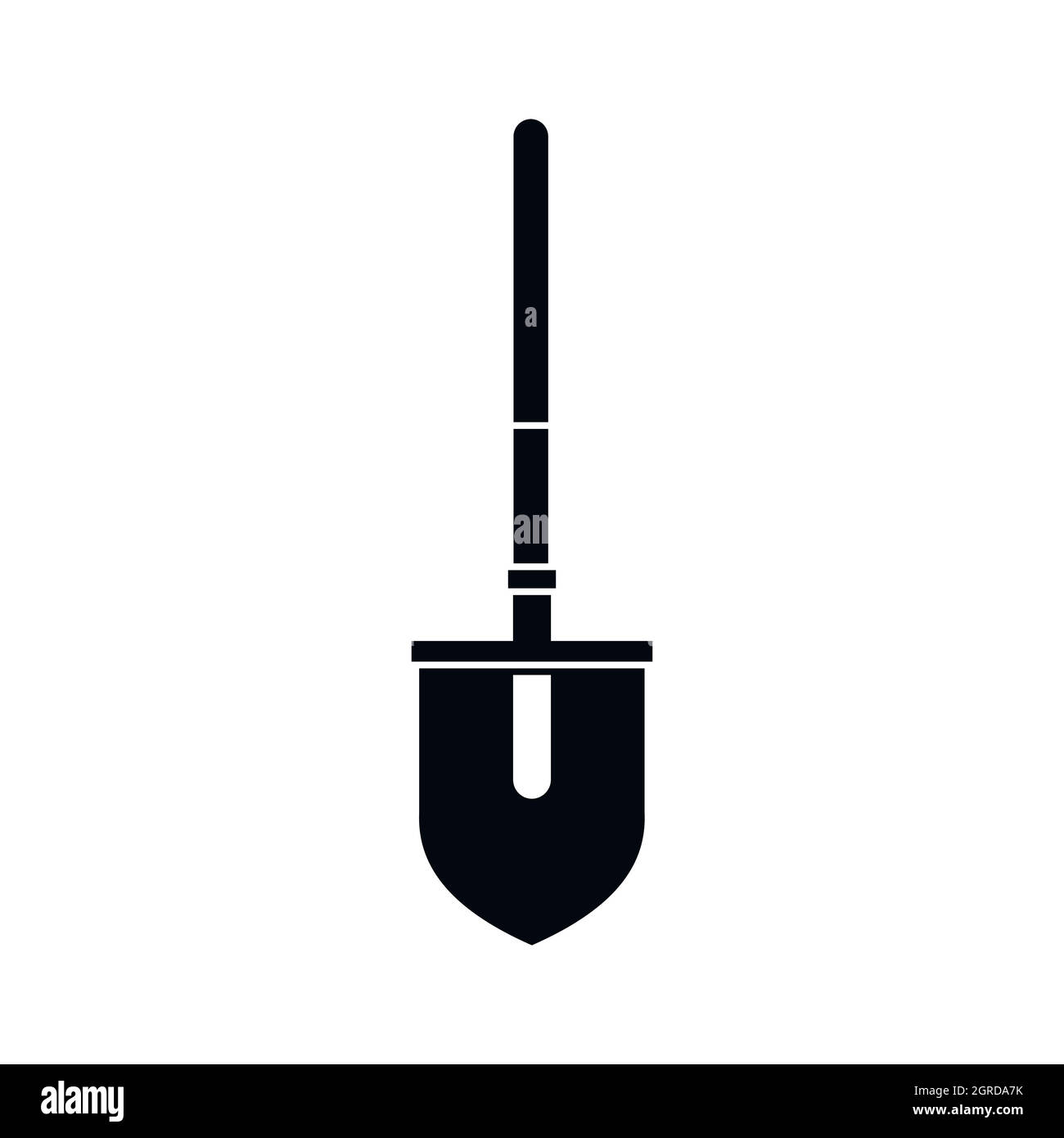 Shovel gardening tool in Stock Vector Images - Alamy