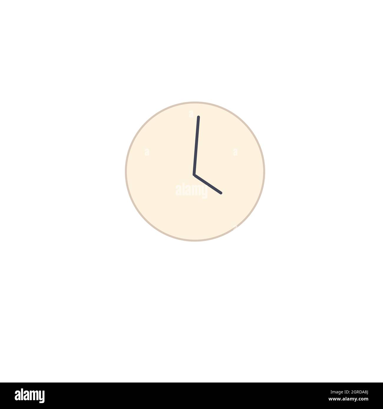 Flat cartoon clock,time tracking and following daily schedule vector ...