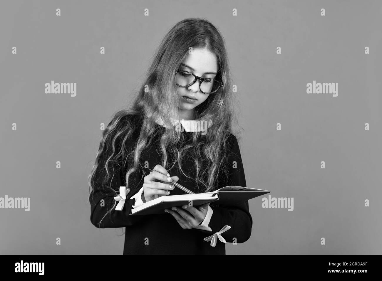 School education concept. Private college. Nerd lifestyle. Cute kid ...