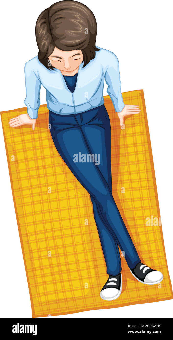 Blanket and mat Cut Out Stock Images & Pictures - Alamy