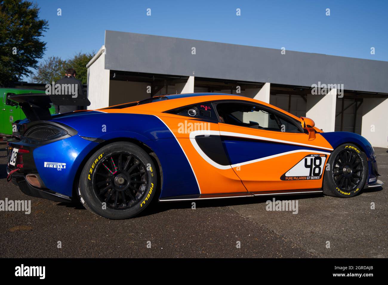 McLaren 720s GT4 in full race trim, a 4 Litre V8 Twin Turbocharged ...