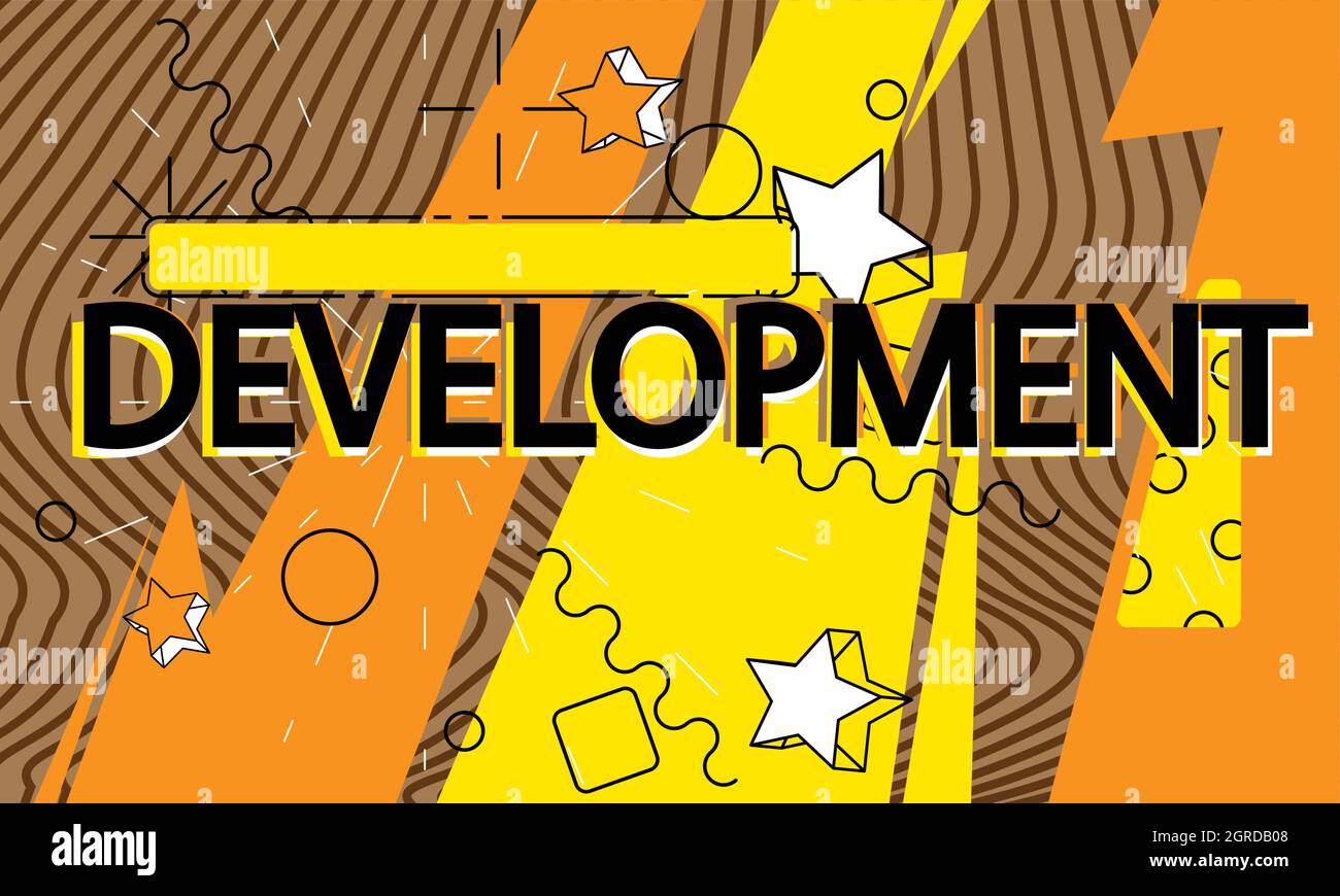Development, Vector word. Quotes and phrases for banners, posters ...