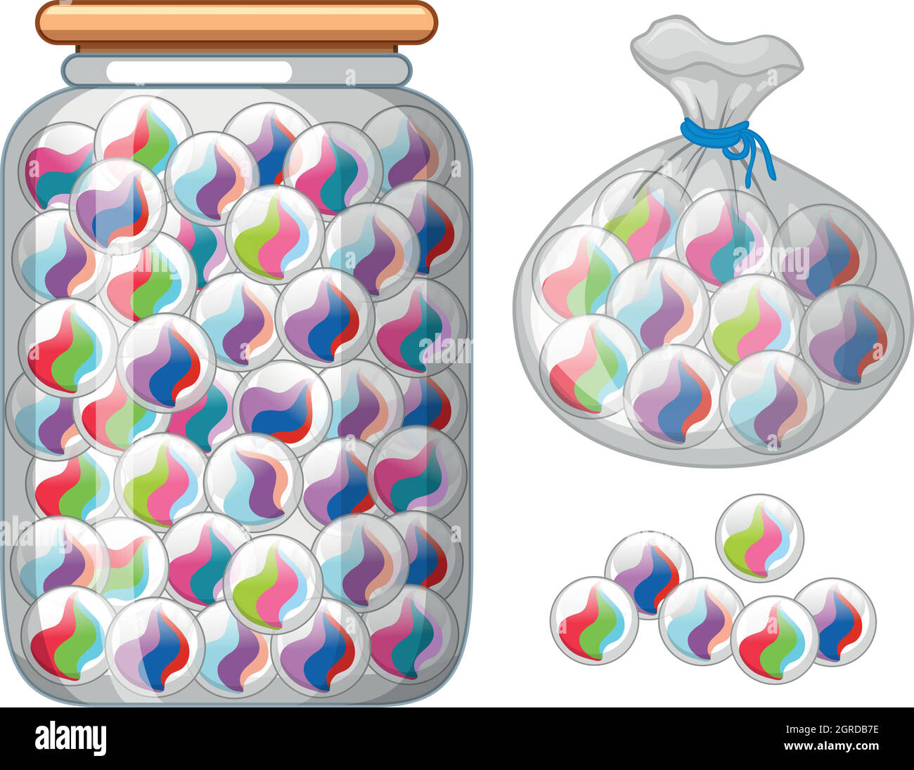 Jar of marbles hi-res stock photography and images - Alamy