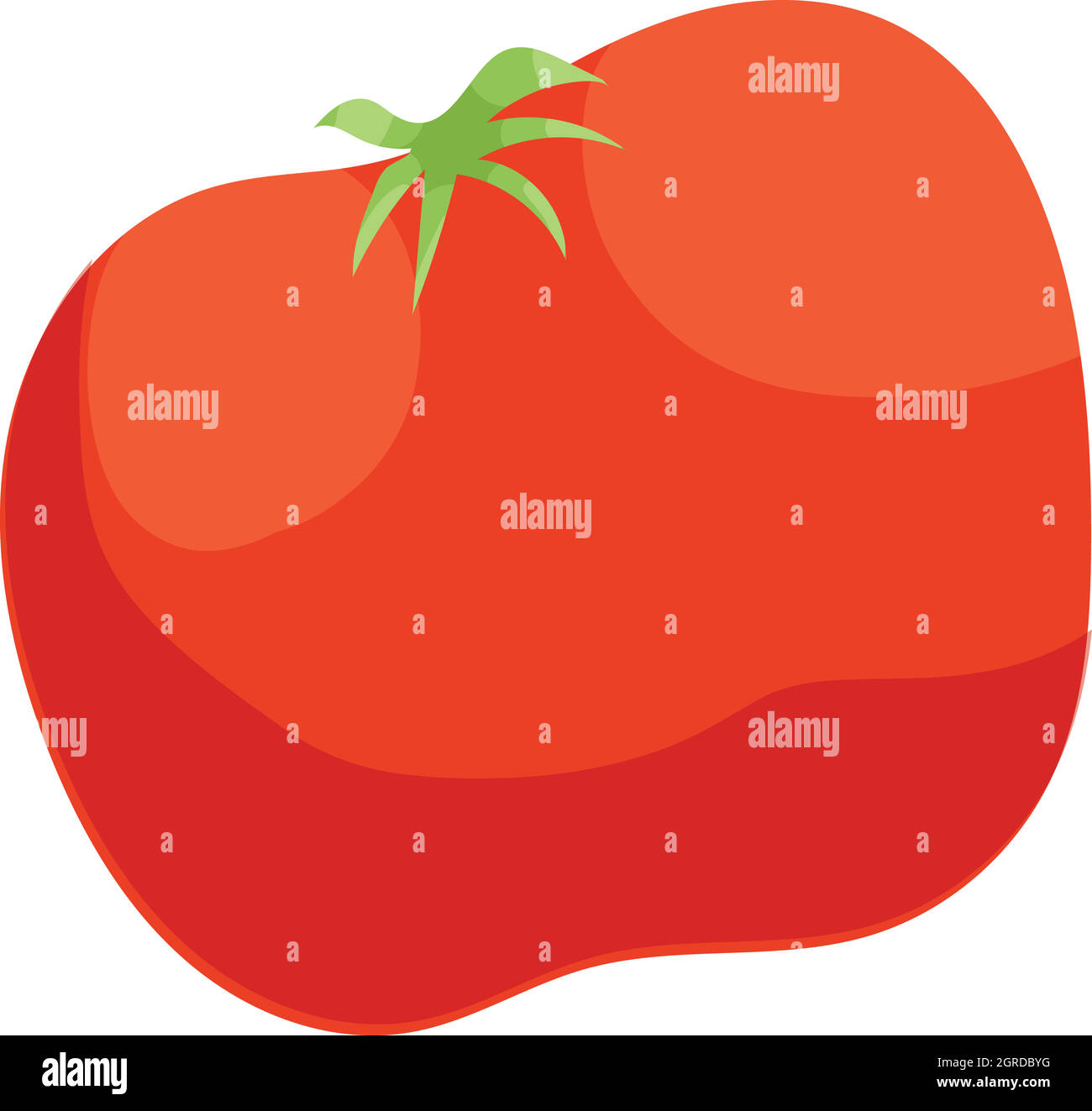 Tomato icon, cartoon style Stock Vector Image & Art - Alamy
