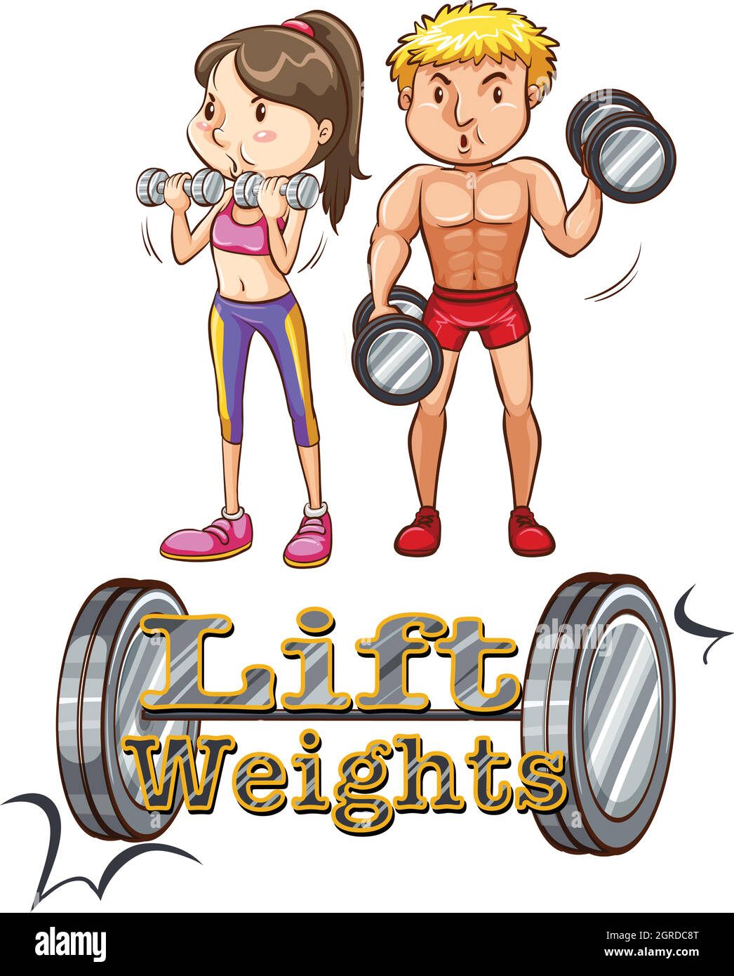 Drawing weights Stock Vector Images - Alamy