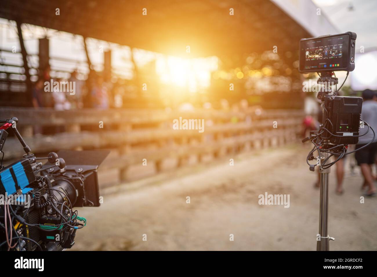 Actor movie set scene camera hi-res stock photography and images - Alamy