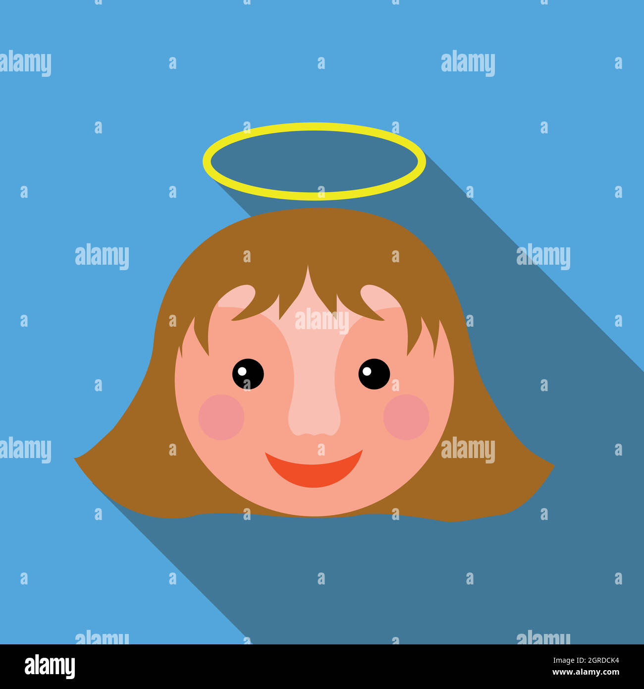 Christmas angel icon, flat style Stock Vector Image & Art - Alamy