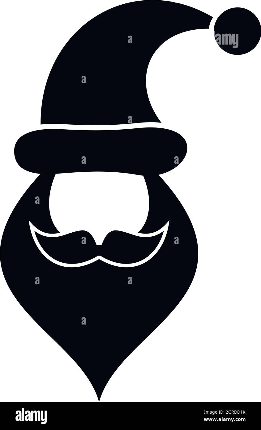 Christmas card beard mustache Cut Out Stock Images & Pictures - Alamy