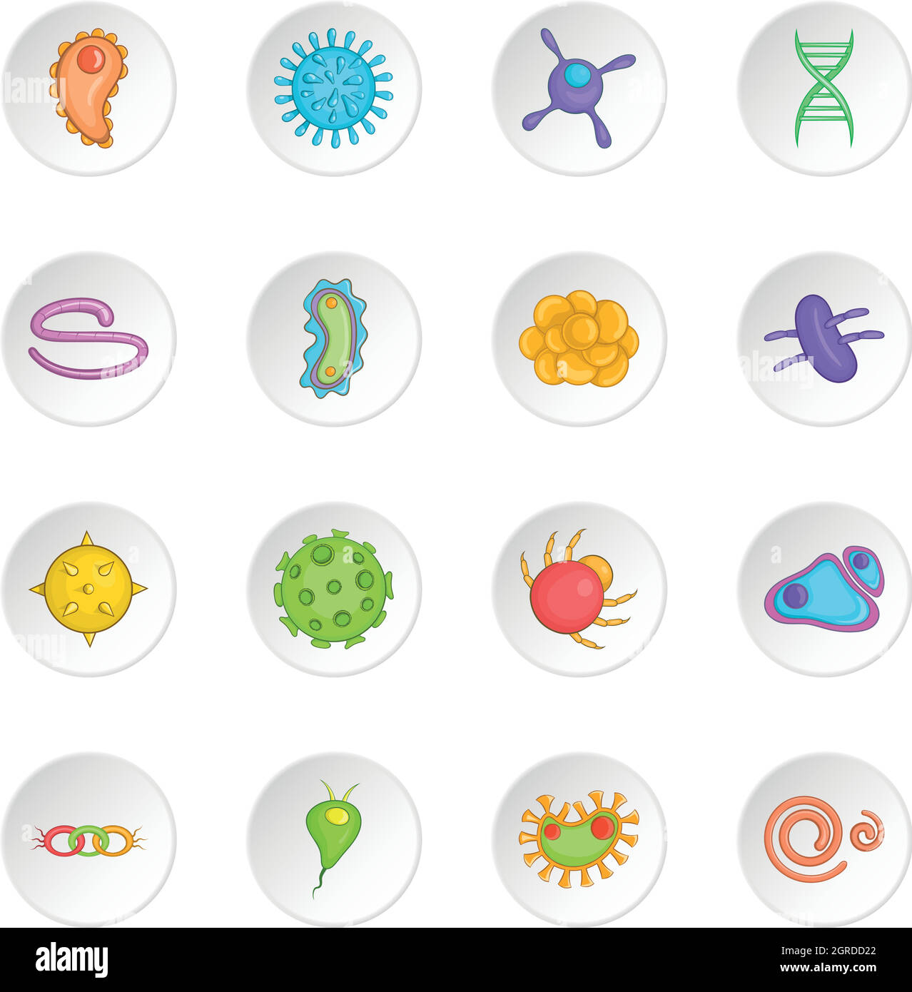 Bacterium cartoon hi-res stock photography and images - Alamy