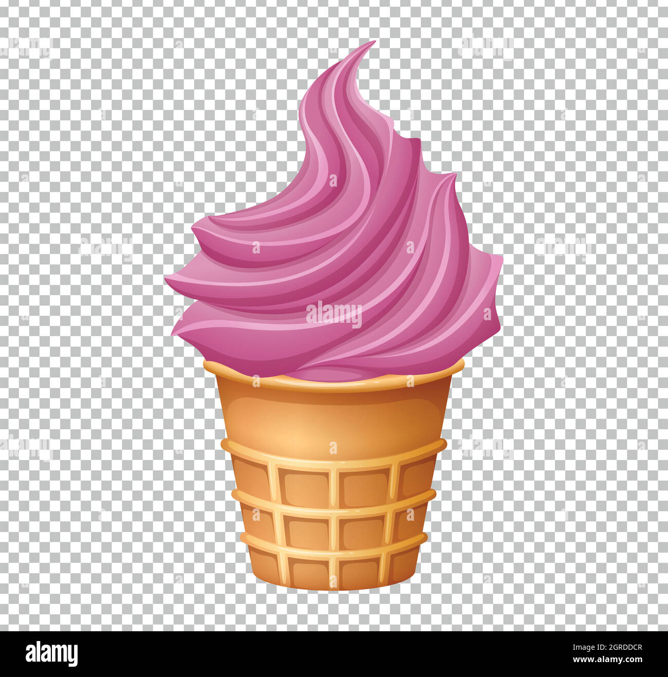 Strawberry Ice Cream Cone Clipart