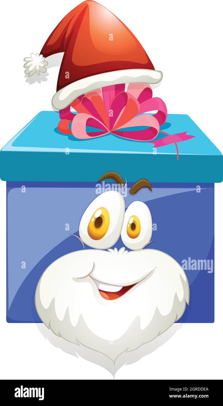 White blue box Stock Vector Images - Alamy