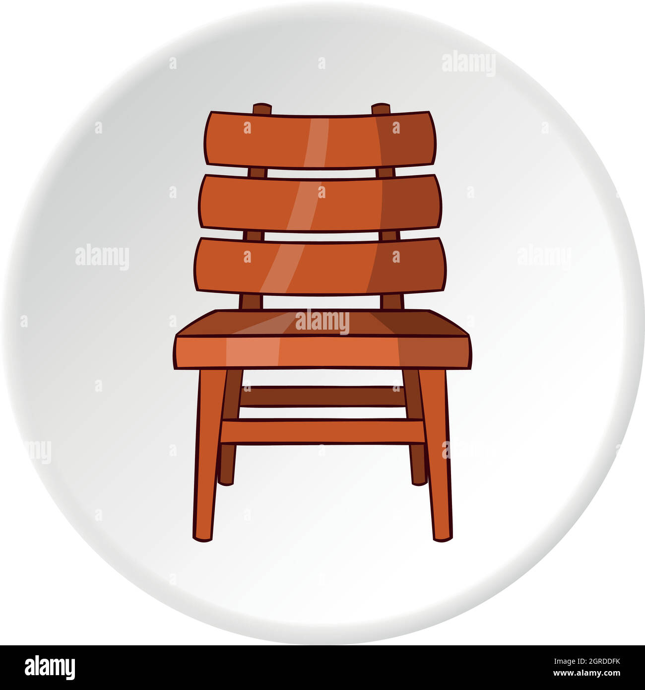 Chair icon, cartoon style Stock Vector Image & Art - Alamy