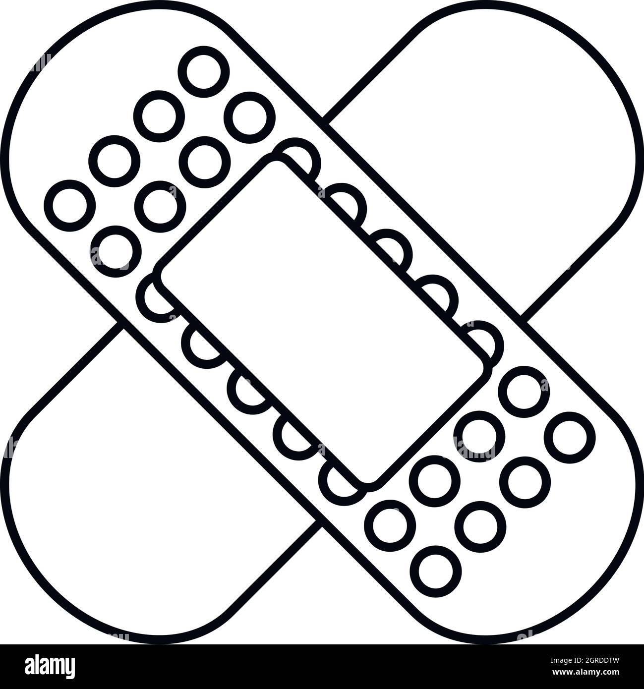 Medical cure band line hi-res stock photography and images - Alamy