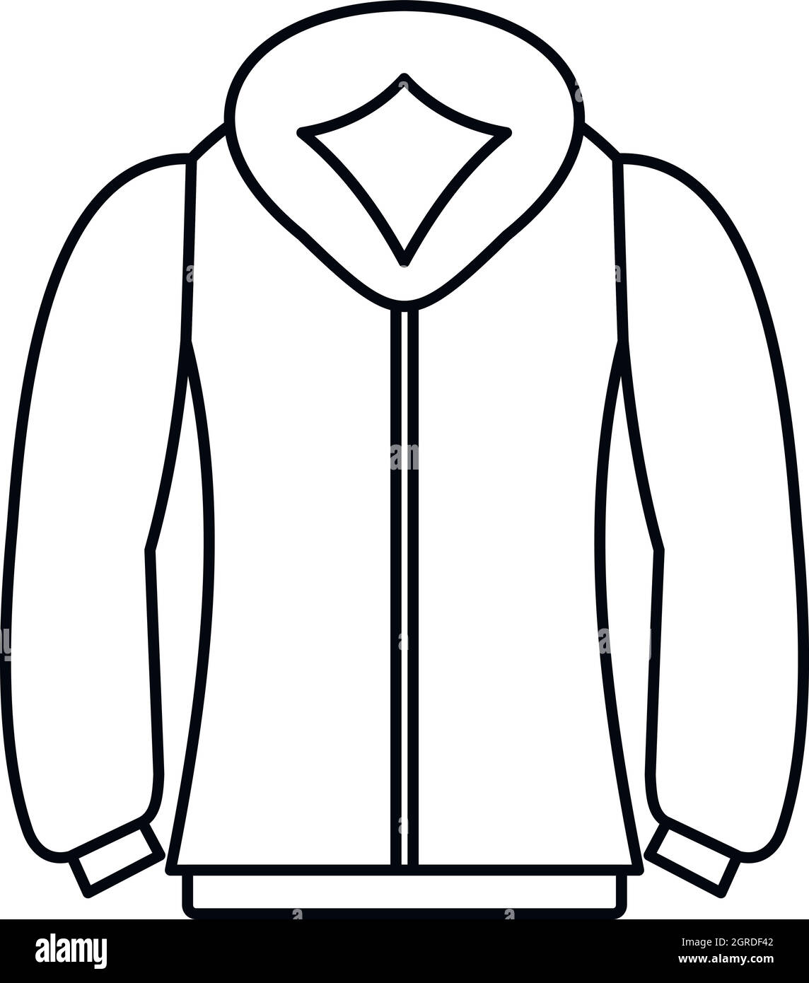 Sweatshirt icon in outline style Stock Vector Image & Art - Alamy