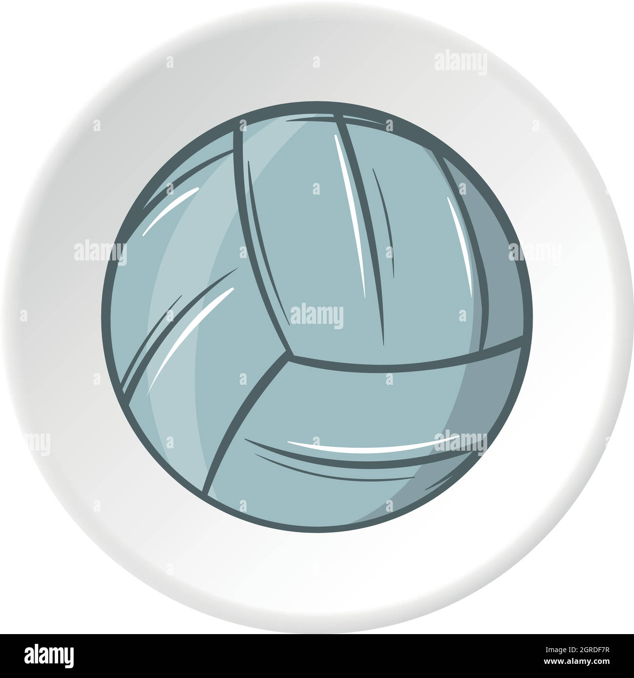 Volleyball icon, cartoon style Stock Vector Image & Art - Alamy