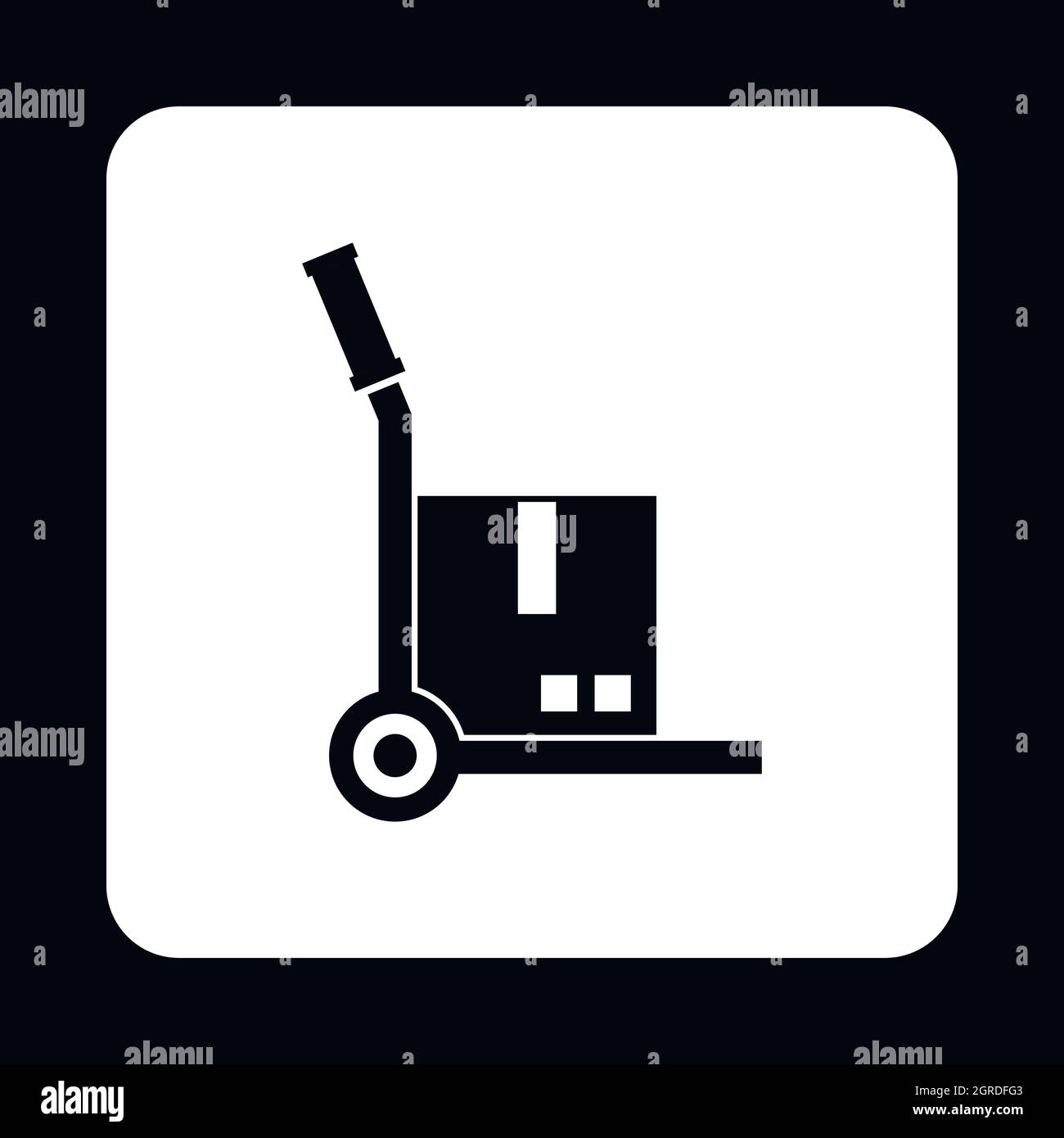Cargo truck icon hi-res stock photography and images - Alamy