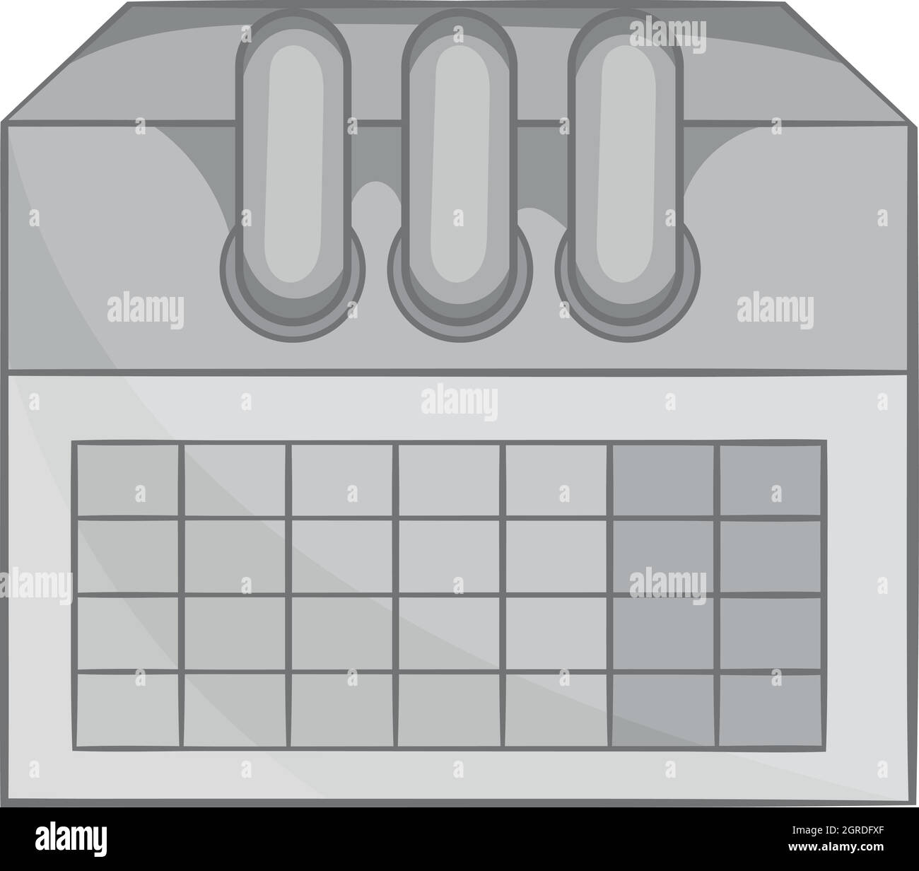 Calendar icon, black monochrome style Stock Vector Image & Art - Alamy