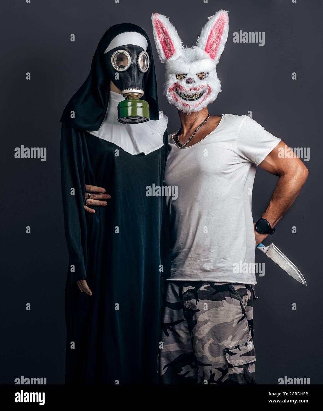Man rabbit mask hi-res stock photography and images - Alamy