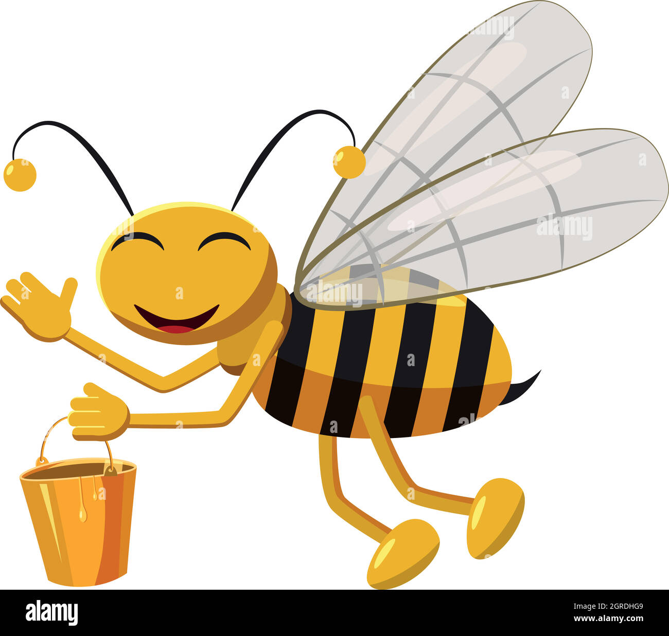 Cartoon Honey Bee High Resolution Stock Photography and Images - Alamy
