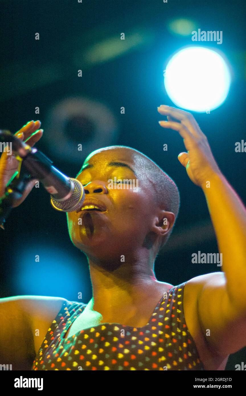 Zolani Mahola performing as part of Freshly Ground, National Arts ...
