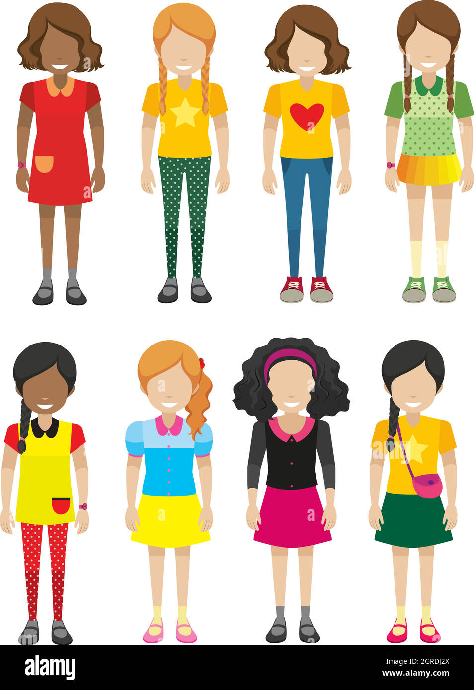 A crowd of happy people face cartoon hi-res stock photography and ...