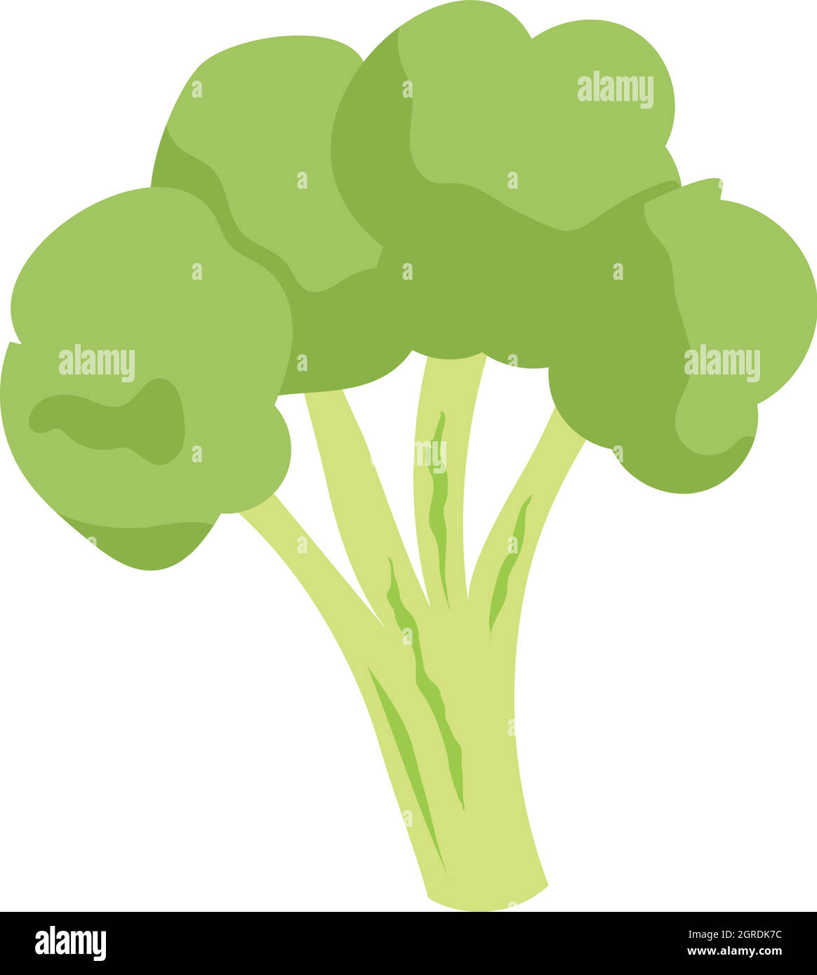 Broccoli icon, cartoon style Stock Vector Image & Art - Alamy