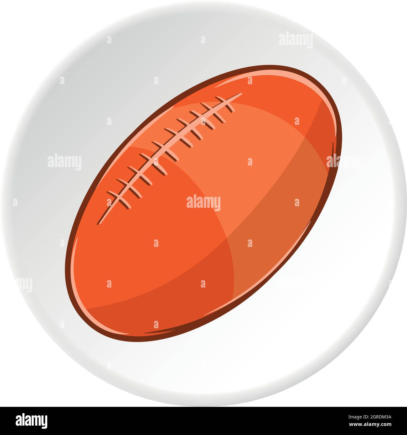 Rugby sport cartoon illustration Stock Vector Images - Alamy