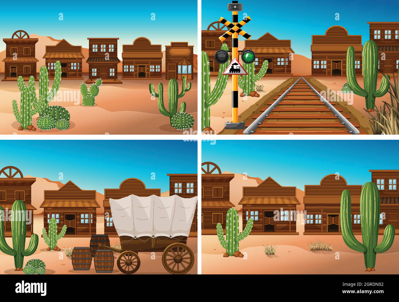 Wild west cartoon sheriff hi-res stock photography and images - Alamy