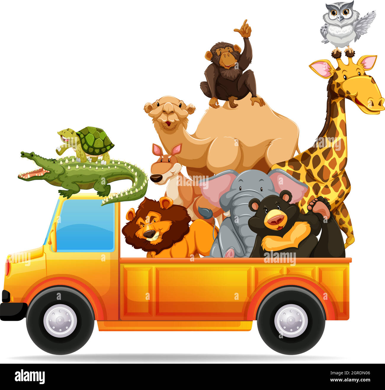 Safari Truck Clip Art