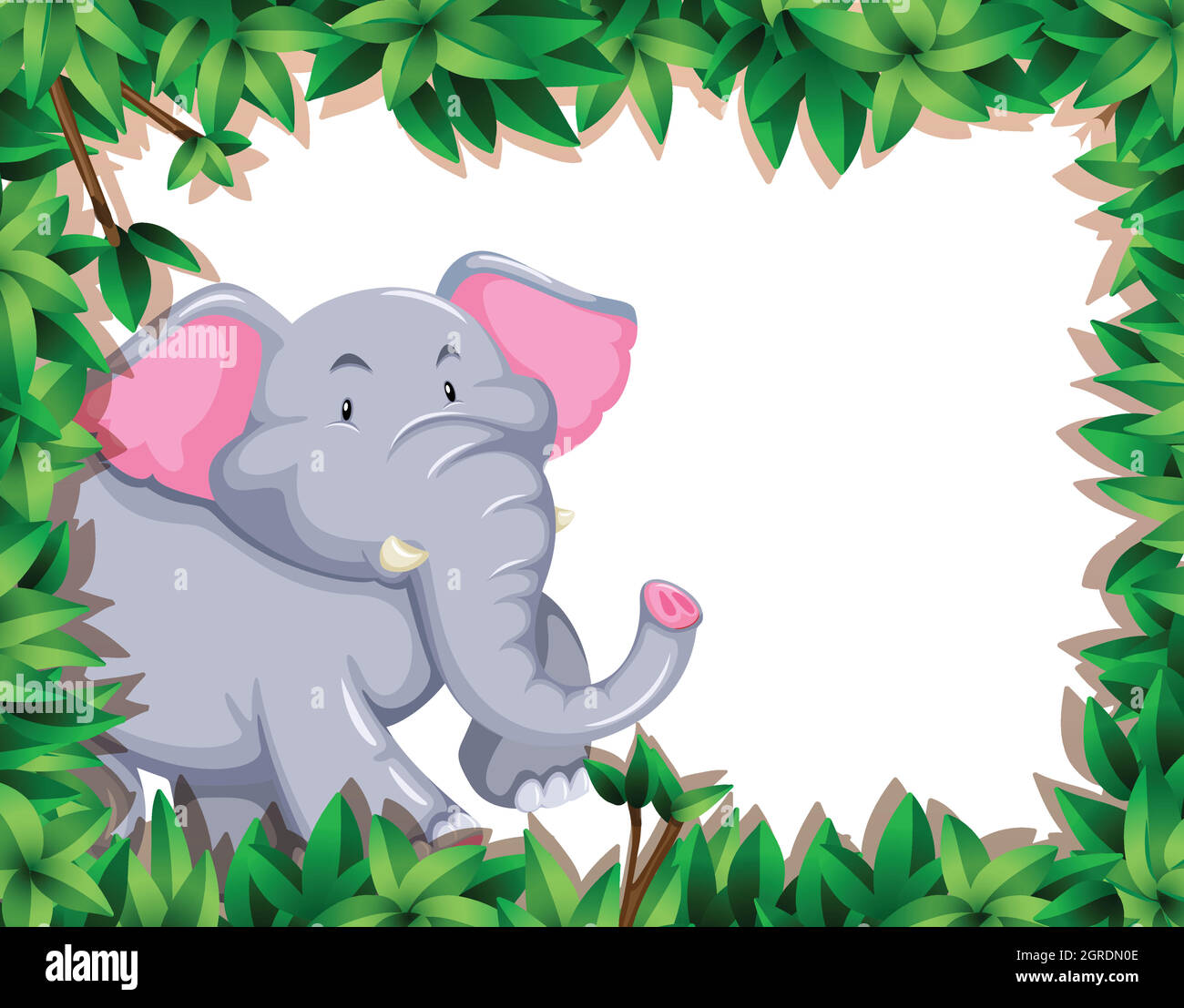 Elephant tree flower Stock Vector Images - Alamy