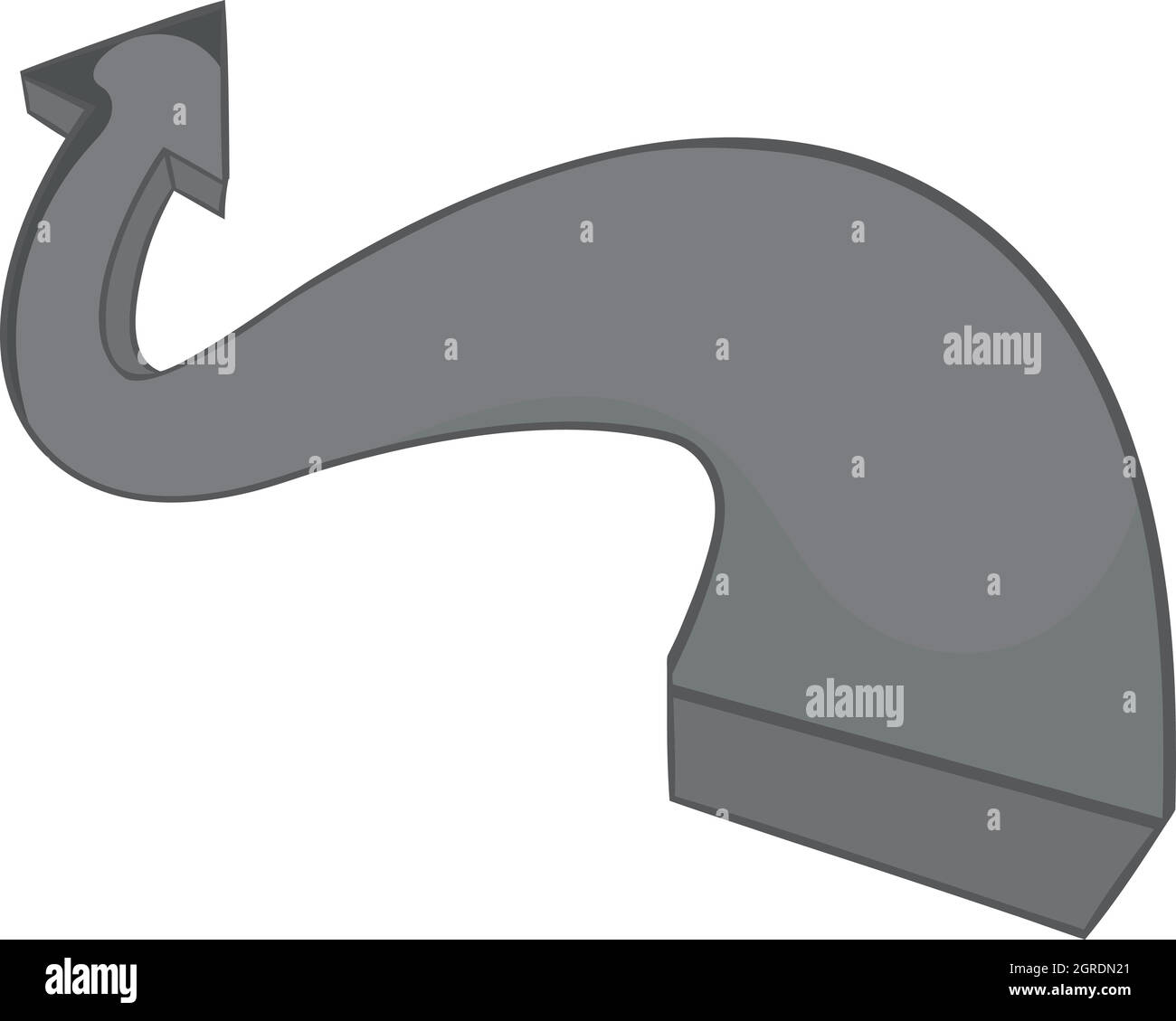 Black white picture arrow Stock Vector Images - Alamy