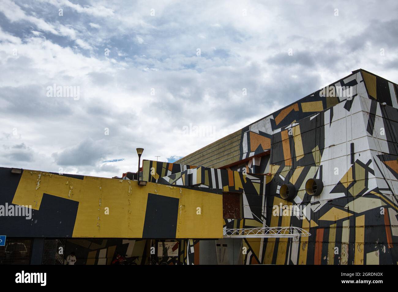 CDMX, MEXICO - Sep 05, 2021: A view of the Centro Cultural Ollin ...