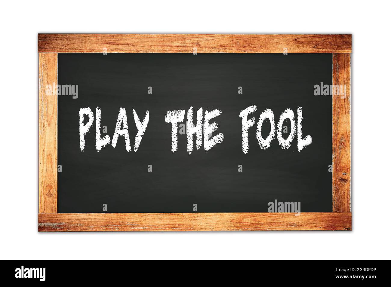 Play the fool word hi-res stock photography and images - Alamy
