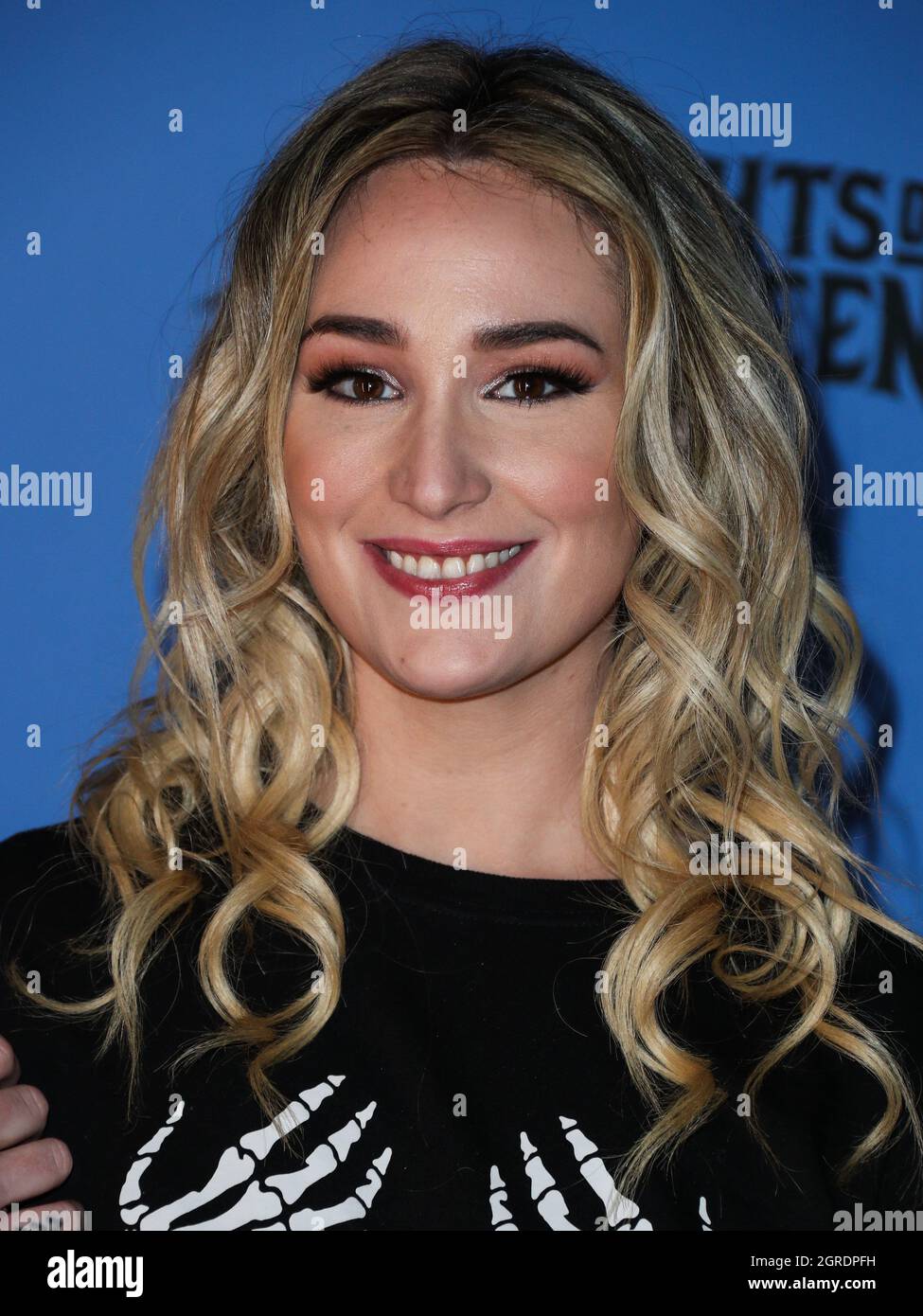 LOS ANGELES, CALIFORNIA, USA - SEPTEMBER 30: Emma Hunton arrives at the ...