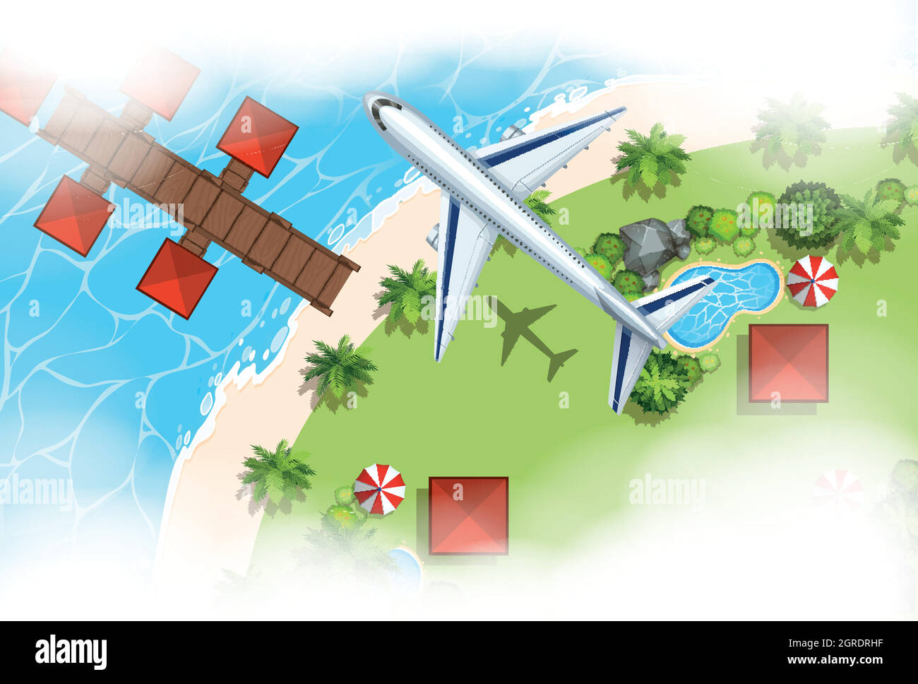 Over aerial Stock Vector Images - Alamy