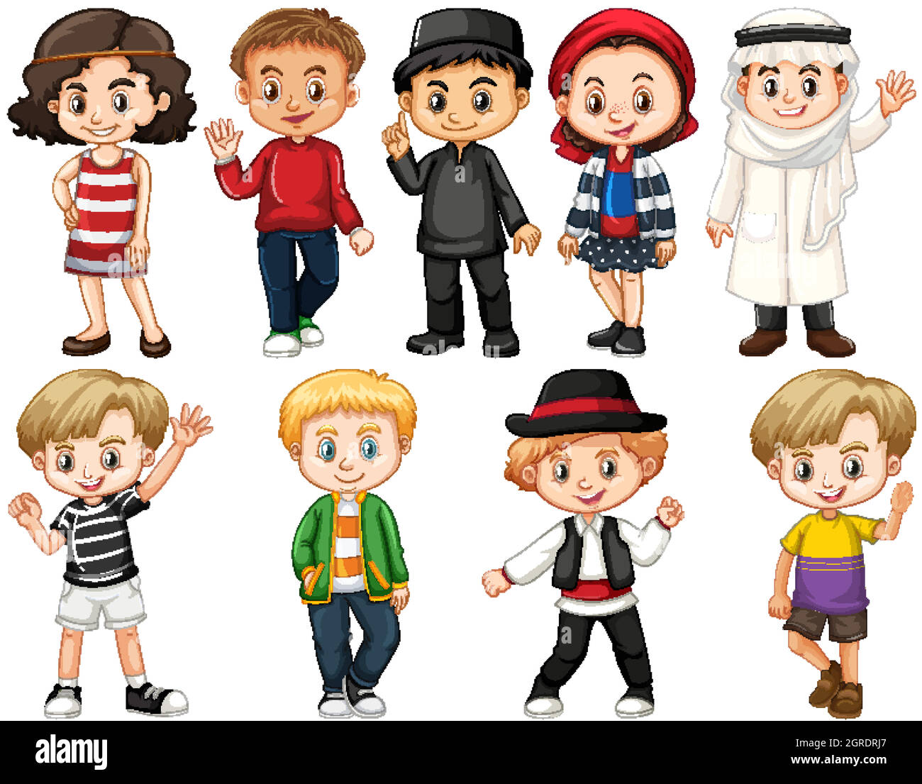 Group of small objects Stock Vector Images - Alamy