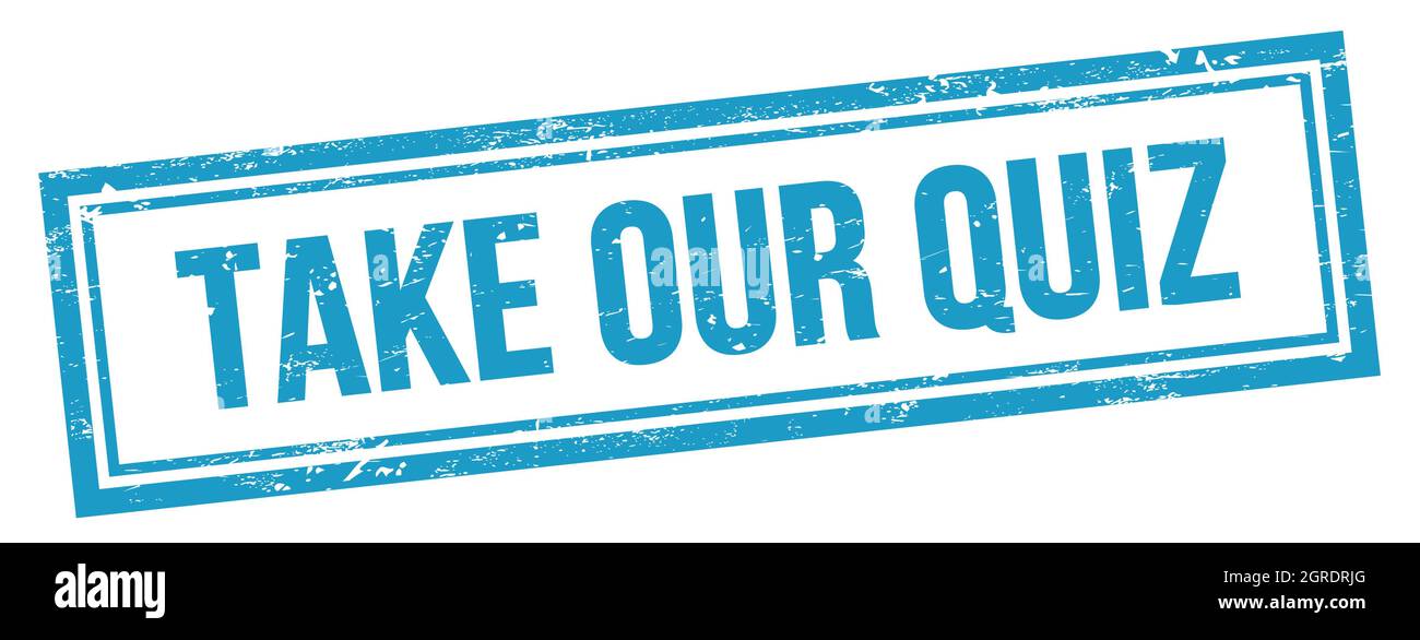 Take our quiz stamp hi-res stock photography and images - Alamy