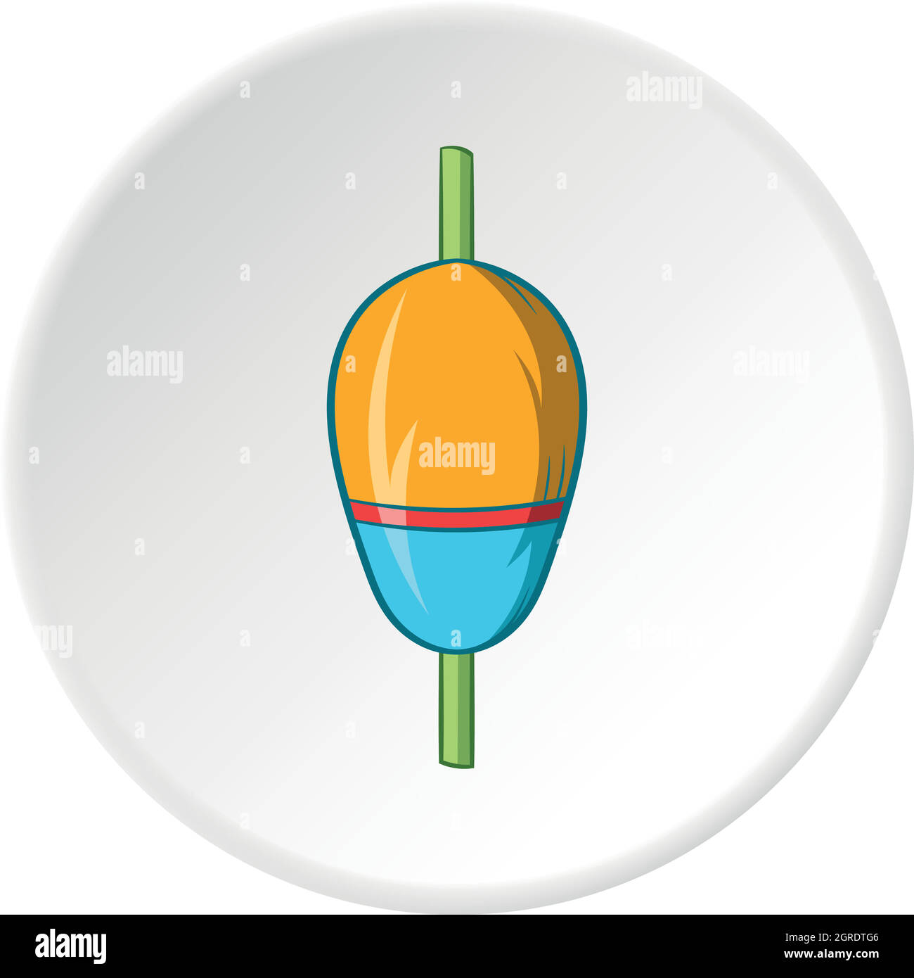 Bobber icon, cartoon style Stock Vector Image & Art - Alamy